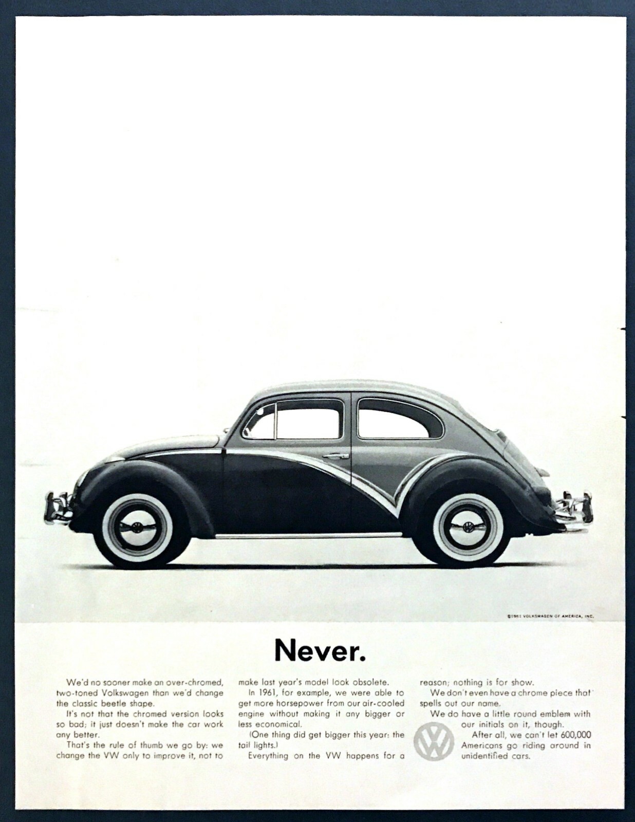 Old Volkswagen Beetle Logo