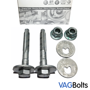 Genuine Skoda Seat Eccentric Bolt Kit Upper Rear Suspension Camber ...