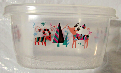 GLAD Limited Edition Christmas Holiday Plastic Storage Container 2 Pack ...