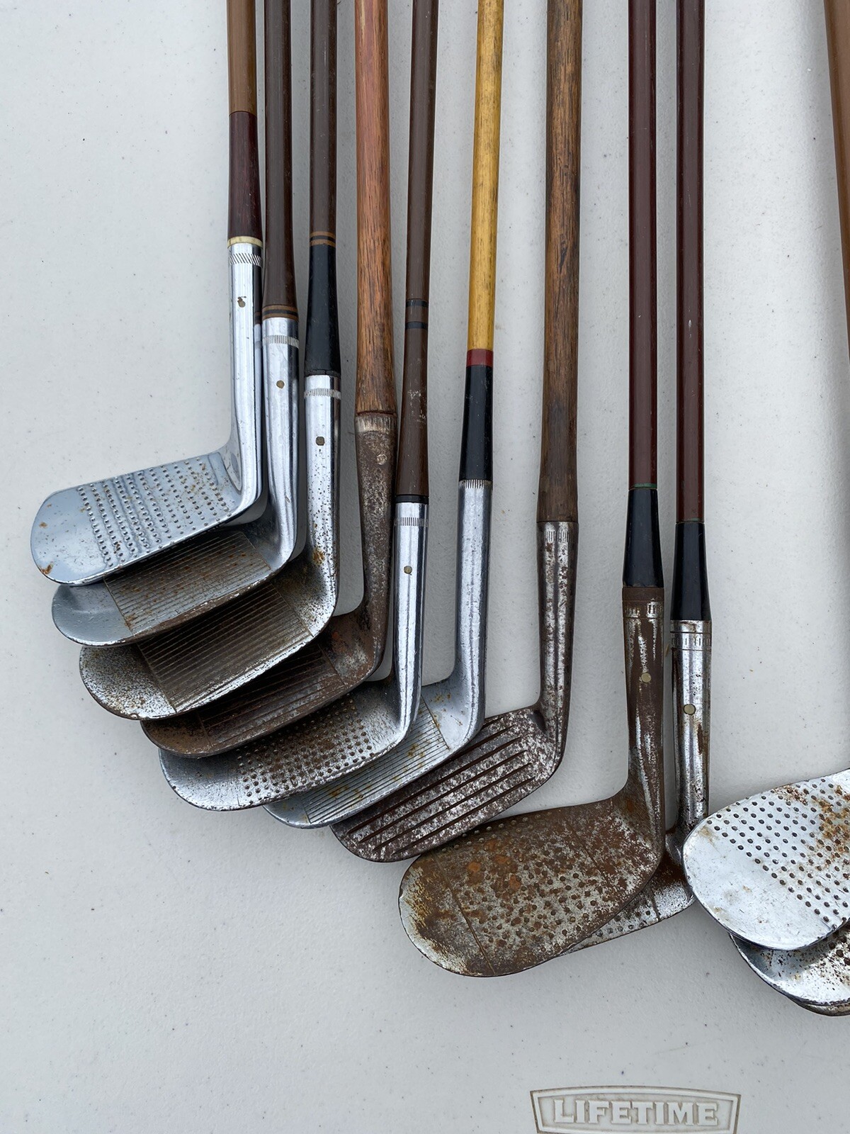 Lot of Vintage Collectible Wood Shaft Golf Clubs Various Makers (13) | eBay