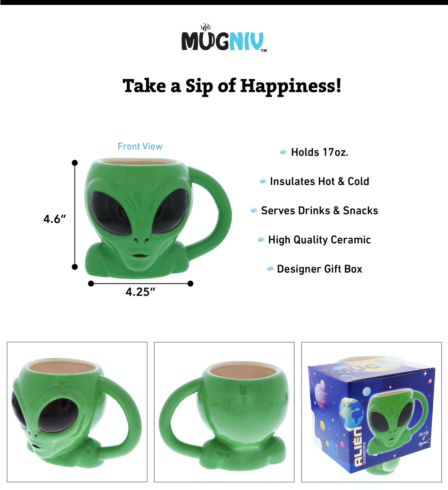 MUGNIV - ALIEN MUG - 17oz | eBay
