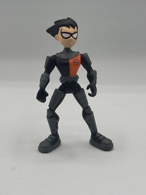 DC Teen Titans GO! 3.5" SLADE ARMOR ROBIN FIGURE Bandai Cartoon Network ...