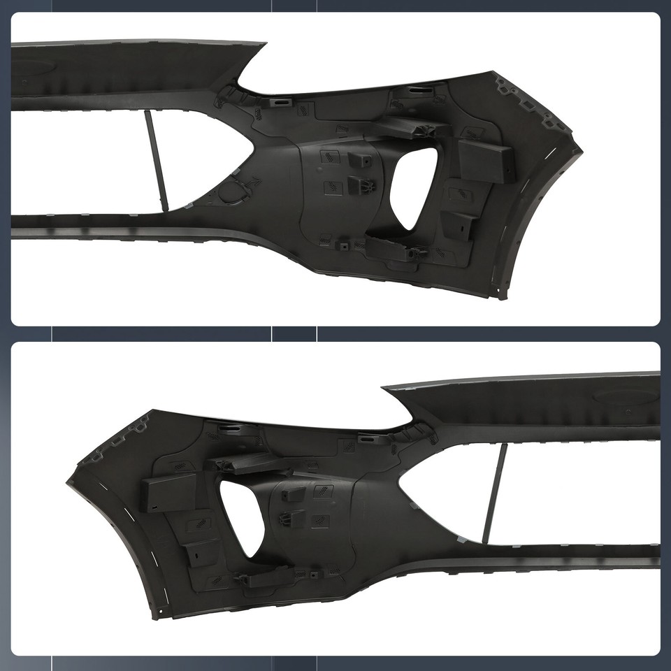 2020-2022 Ford Escape Front Bumper Cover Upper Lower Set For | Black ...