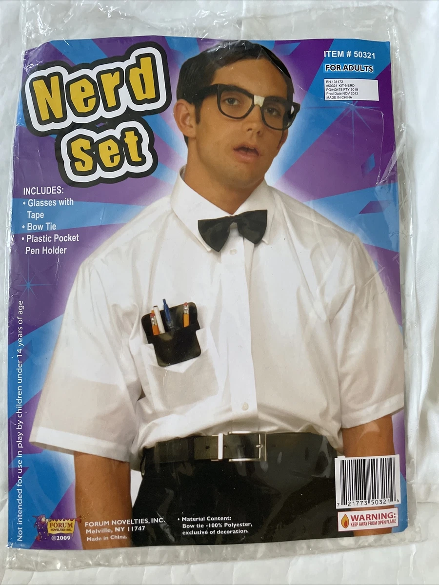 Nerd Glasses With Bow Tie