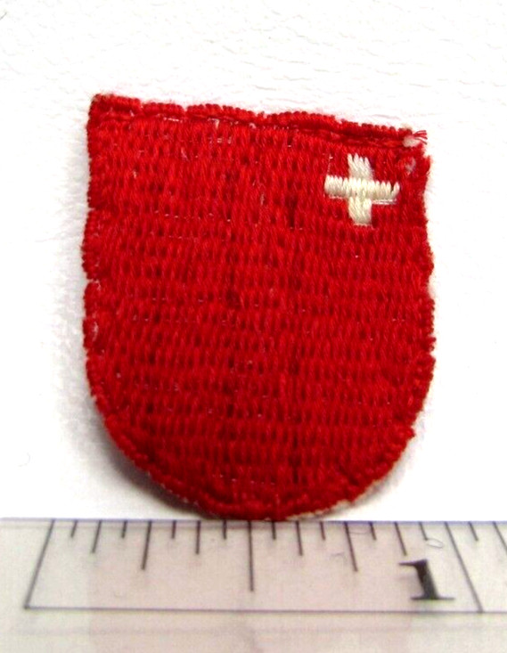 Vintage Schwyz Coat of Arms Patch Swiss Canton Switzerland 1960's Small ...