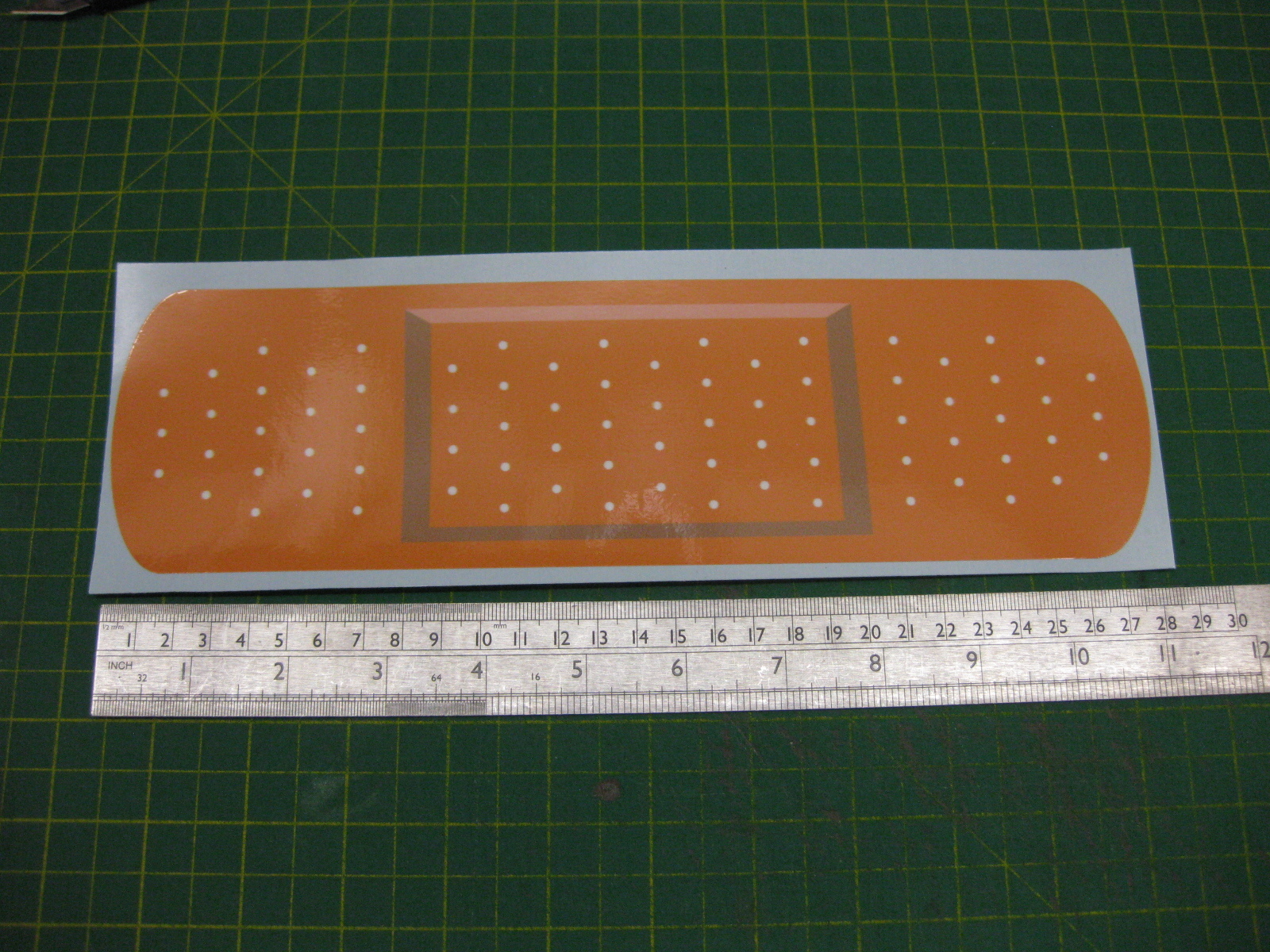 1 LARGE FUN STICKER CAR DENT ACCIDENT SCRATCH PLASTER | eBay UK