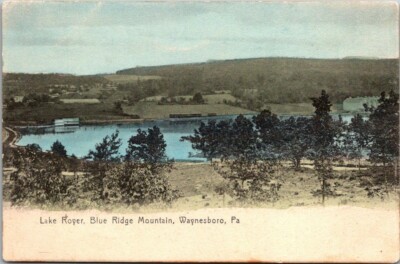 Postcard Lake Royer Blue Ridge Mtns Waynesboro Pa | eBay