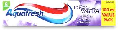 Aquafresh Toothpaste Active White 100ml X 1 | eBay UK