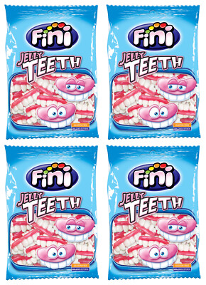 4 x FINI JELLY TEETH Gummy Candy Funny Party Sweets 90g 3.2oz | eBay