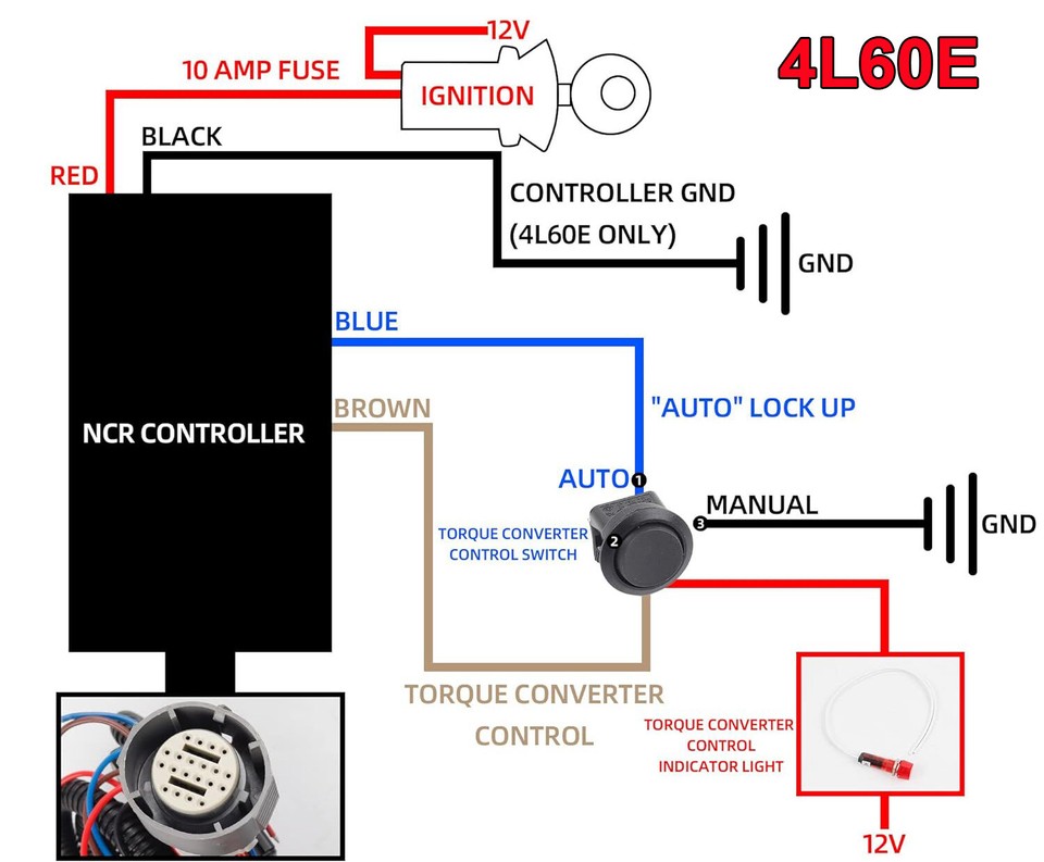 4L60E stand alone controller NCR60E full manual shift automatic/manual ...
