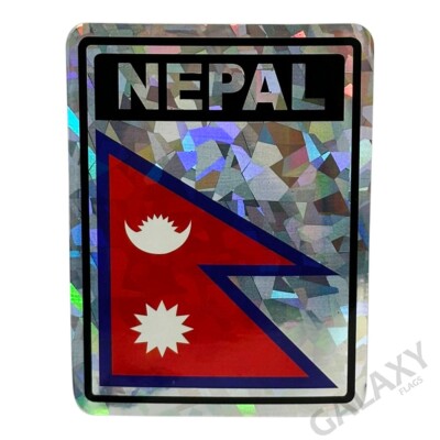 Nepal Sticker / Nepal Flag Sticker / "3 x 4" Nepal Sticker | eBay