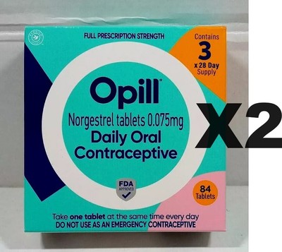 Opill One-Step 0.075 mg Emergency Contraceptive One Tablet One Step 12/ ...