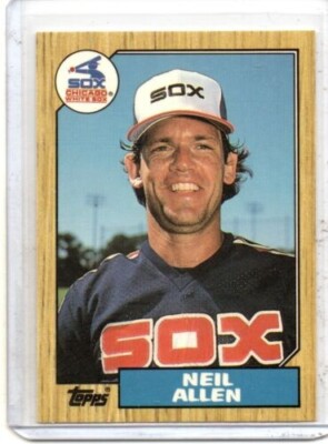 1987 Topps #113 Neil ALLEN Pitcher Chicago WHITE SOX EXcellent FREE ...