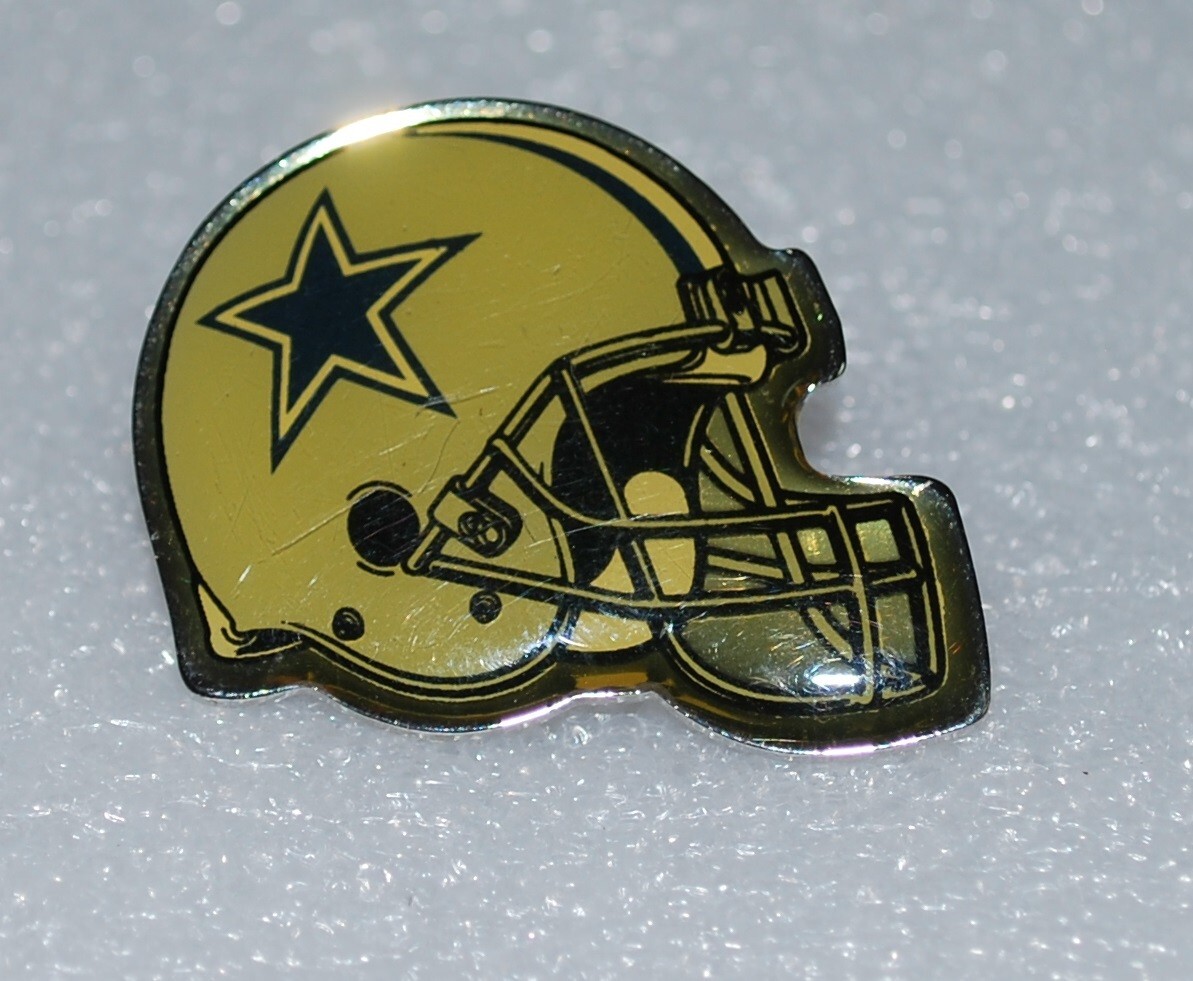 VINTAGE DALLAS COWBOYS NFL HELMET ENAMEL HAT LAPEL PIN | eBay