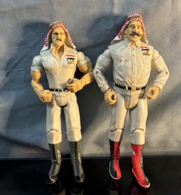 Sgt Slaughter and Colonel Mustafa (Iron Sheik) Jakks WWE Classic ...