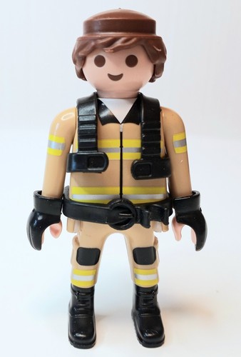 2014 Playmobil Firefighter Fireman Fire Action Figure Add-on Extra ...