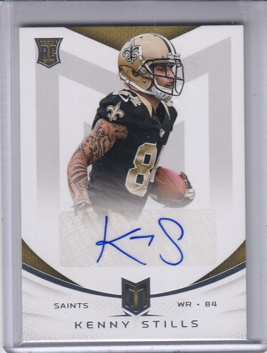 KENNY STILLS 2013 Momentum Rookie Signature Silver #151 RC 32/99 Saints ...