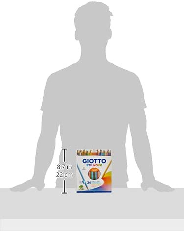 Stilnovo Astuccio Da 24 Matite a Pastello Colorate, 3.3Mm, Multicolore ...