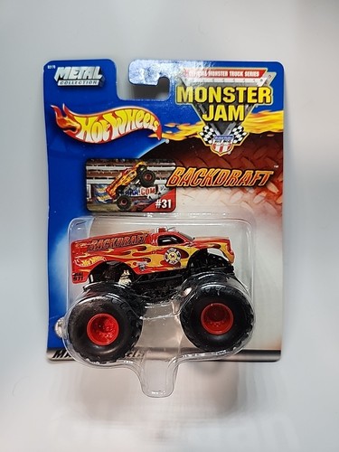 Hot Wheels Monster Jam 1:64 Scale Backdraft Monster Truck New In ...