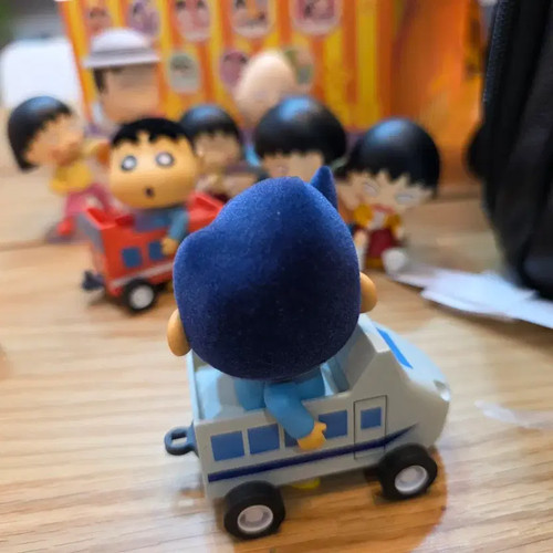 Chibi Shinnosuke & Kotaro Car & Train Figure Set - Excellent Condition ...