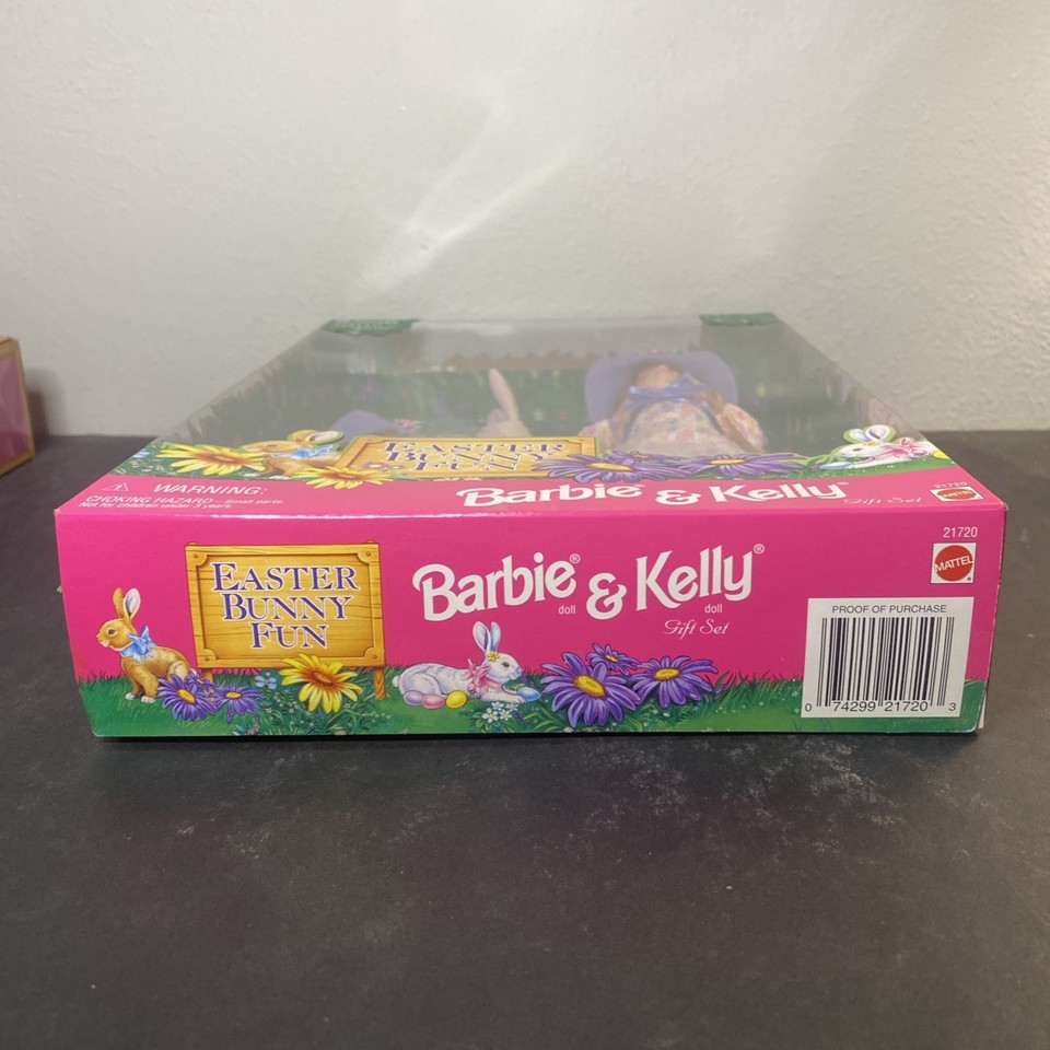 VTG Easter Bunny Fun Barbie and Kelly Gift Set 21720 1998 Target ...