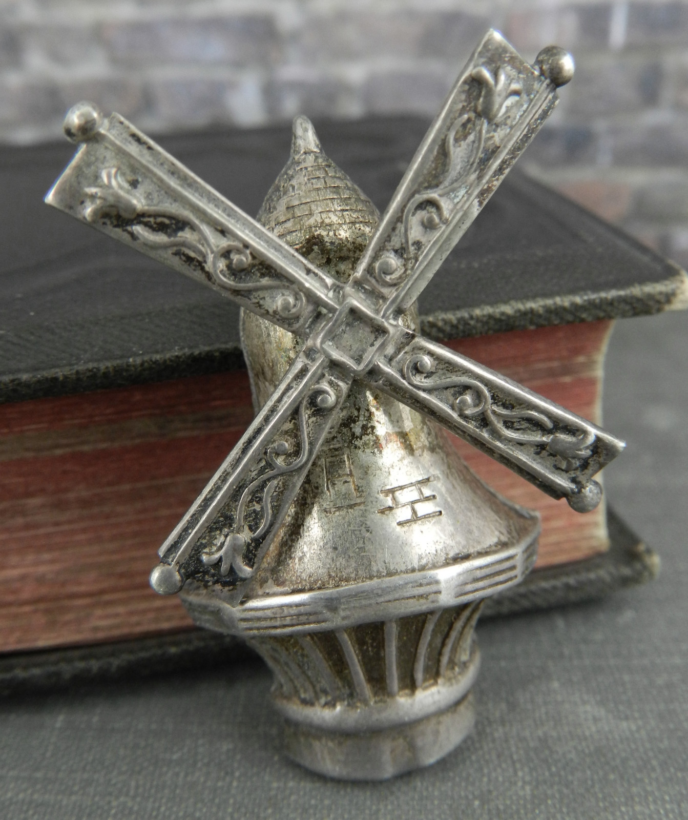 Vintage Signed Lang 925 Sterling Silver Rotating Windmill Brooch Pin | eBay