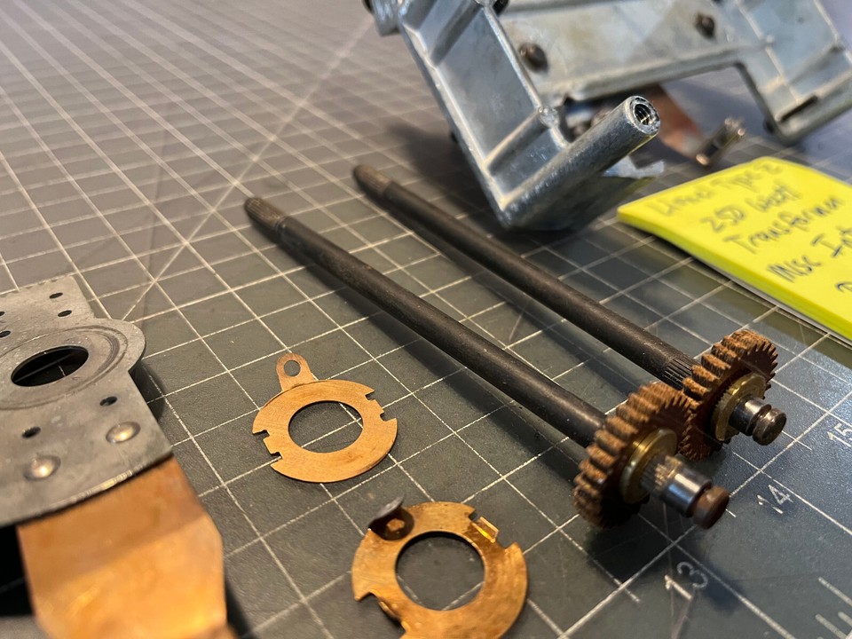 Lionel Train Type Z 250 Watt Transformer MISC. INTERNAL CONTROL PARTS ...