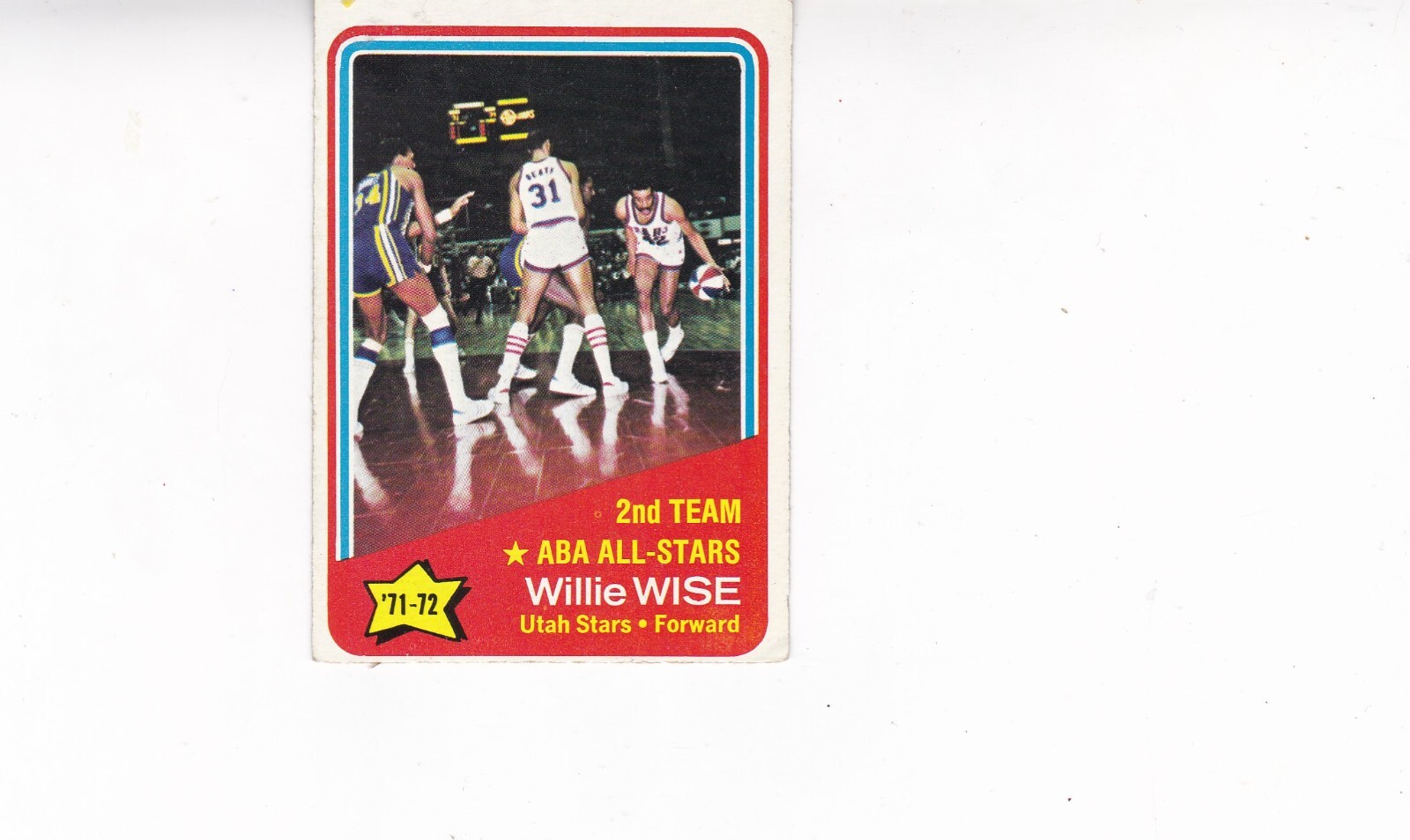 1972-1973 Topps Basketball #254 Willie Wise AS off center | eBay
