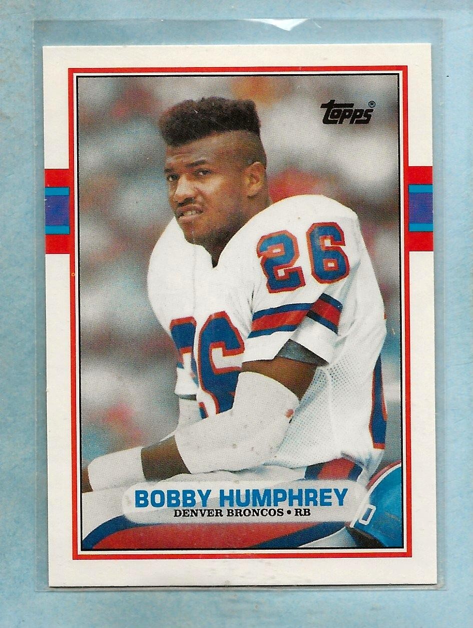 BOBBY HUMPHREY - 1989 Topps Traded "Rookie" - #113T - Broncos - Comb ...