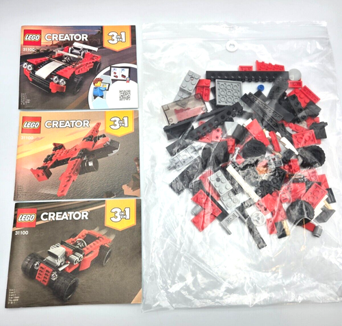 LEGO CREATOR 3-in-1 Sports Car 31100 Set - Complete w/ Manuals ...