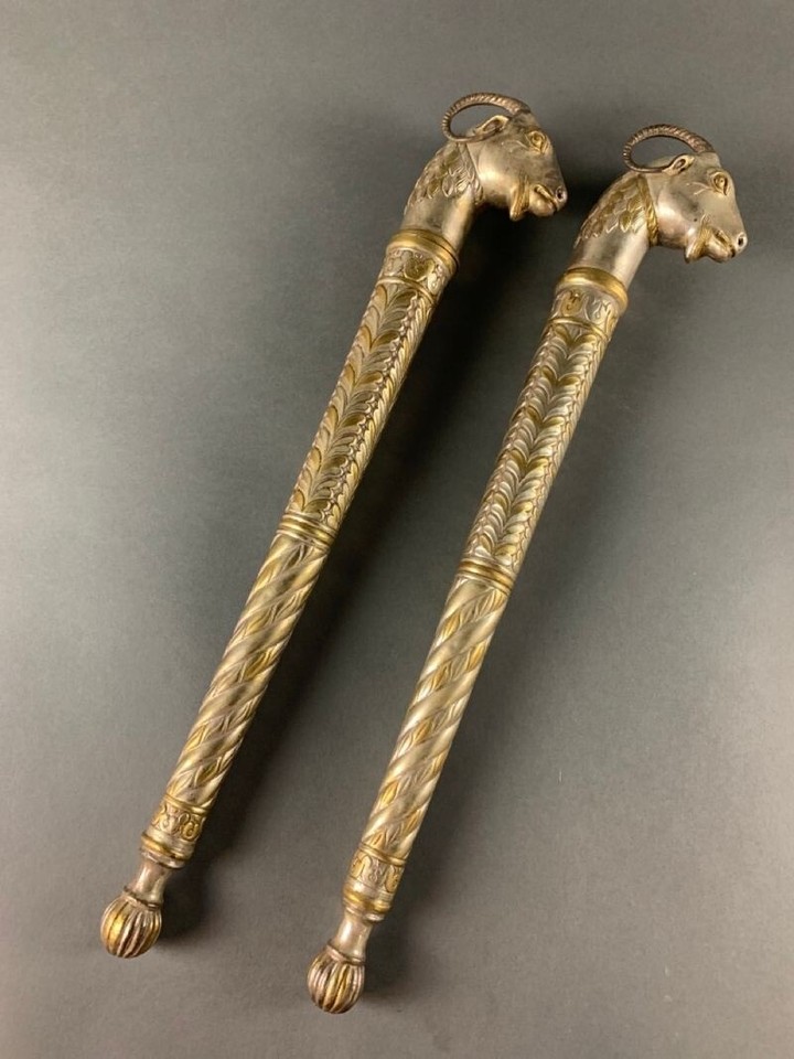 ANTIQUE MUGHAL INDIAN SOONTA CEREMONIAL MACES STAFF Scepter Mughal ...