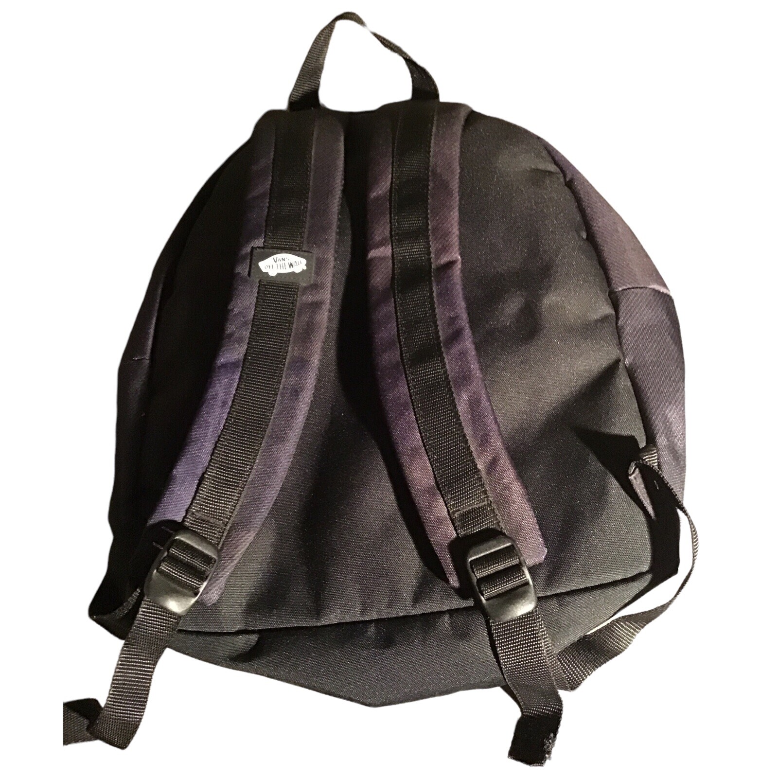 Vans Off The Wall Black Purple Backpack Bookbag | eBay