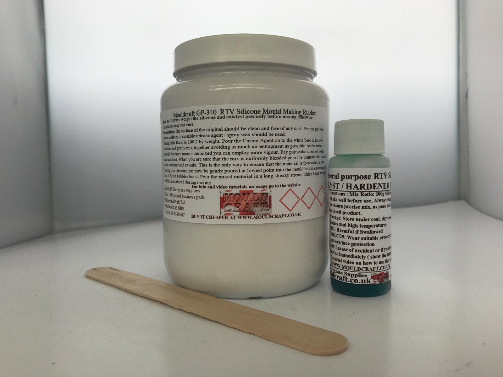 RTV Mould Making Rubber 40A Condensation Cure Silicone 1KG Green ...