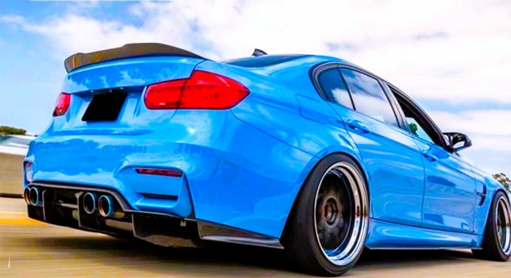 BMW 3 Series M3 F30 F80 Carbon Fibre Rear High Kick PSM Ducktail ...