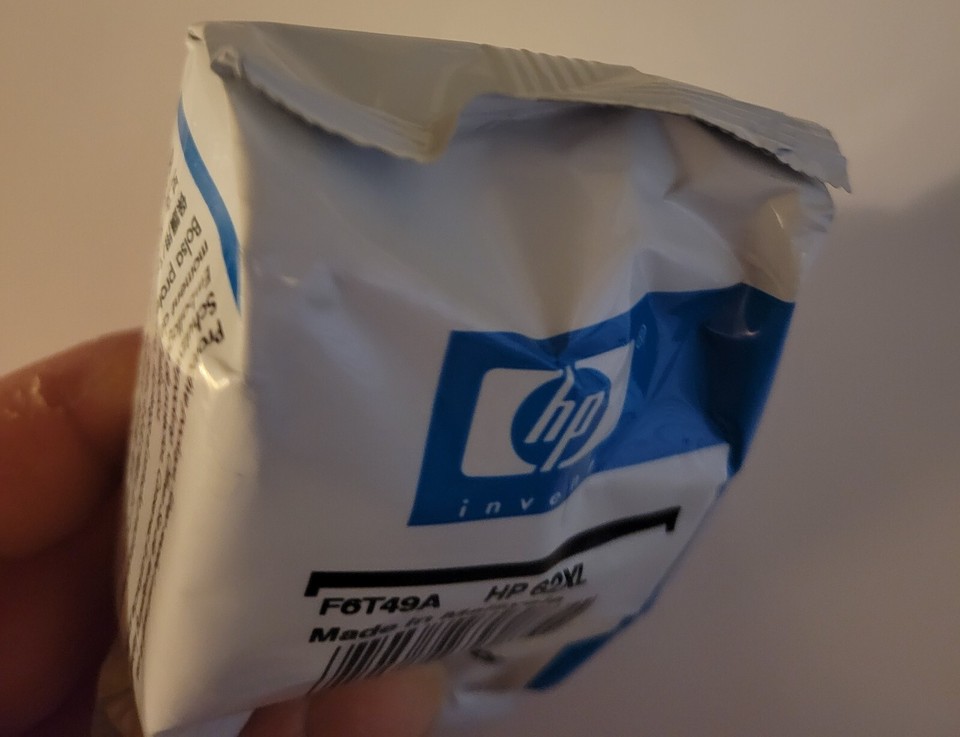 Hp Invent 62 Xl F6t49a New No Box Tri Color Printer Cartridge | eBay