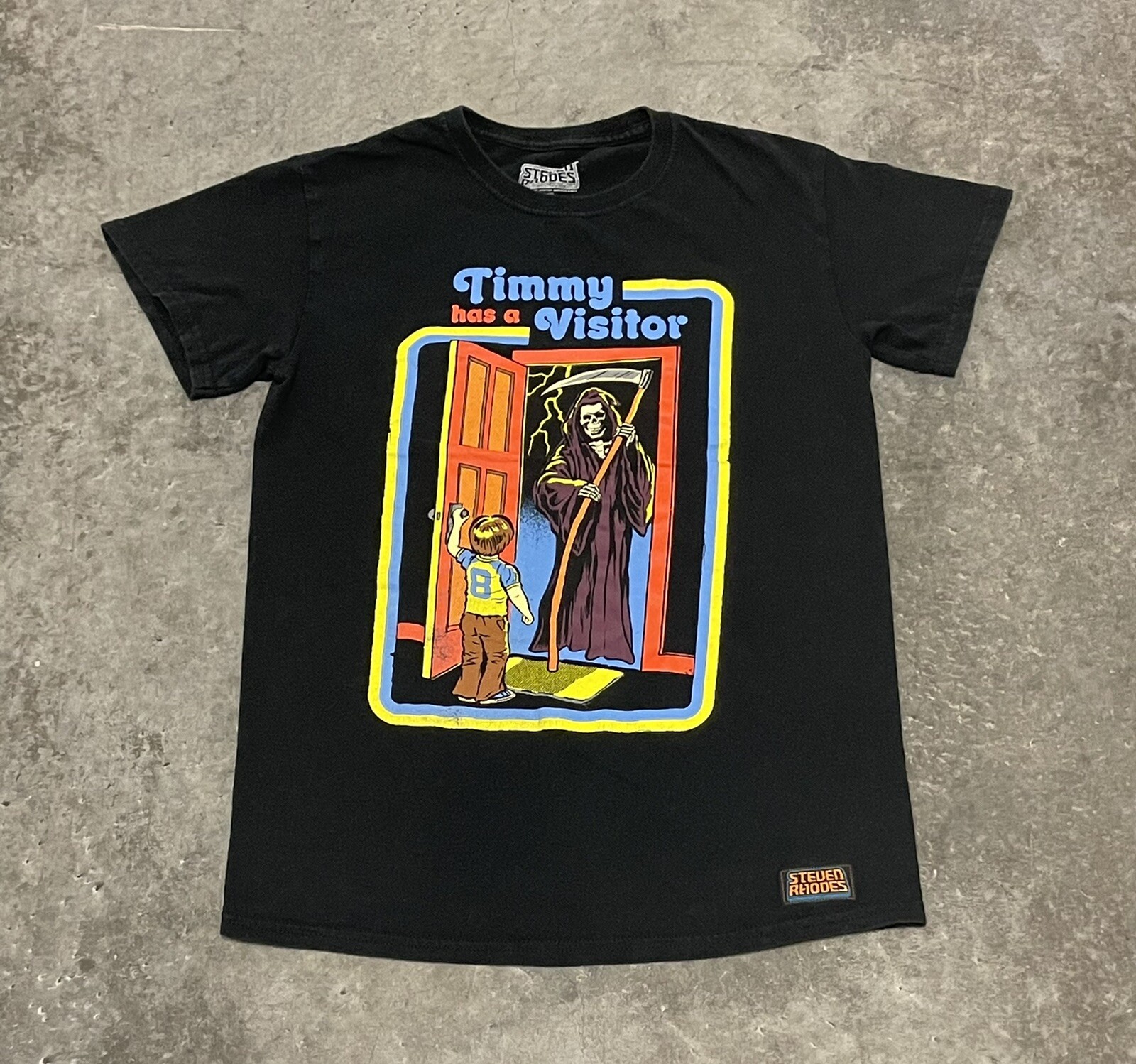 Men’s Steven Rhodes Grim Reaper Timmy Has a Visitor A… - Gem