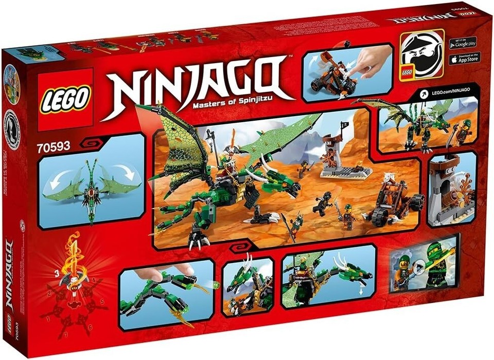 NEW LEGO 70593 NINJAGO THE GREEN NRG DRAGON RETIRED SET 673419254540| eBay