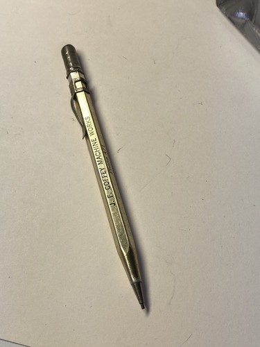 Scripto Mechanical Pencil Atlanta 4 - 47 Titanium? Adv J. F. Coffey ...