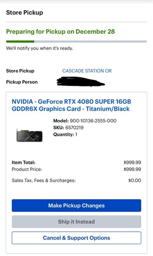 RTX 4080 SUPER Founders Edition FE Graphics Card- New READ DESCRIPTION ...