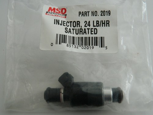 NEW MSD 2019 Fuel Injector 24 lbs./hr. 12 V Saturated Circuit Driver ...