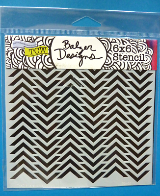 Printable Chevron Stencil Craft