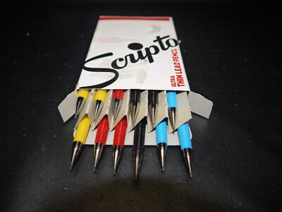 Scripto Mechanical Pencils - 12 P210 Ultra thin lead pencils | eBay