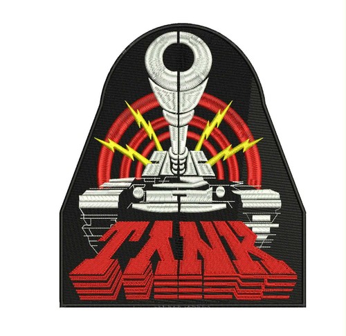 Tank Embroidered Back Patch big heavy metal backpatch | eBay
