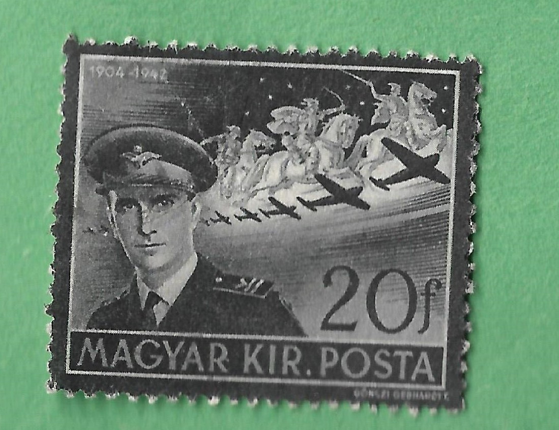 Magyar Posta Hungary Postage Stamp ~ 1942 Mourning Stamp for Stephen ...