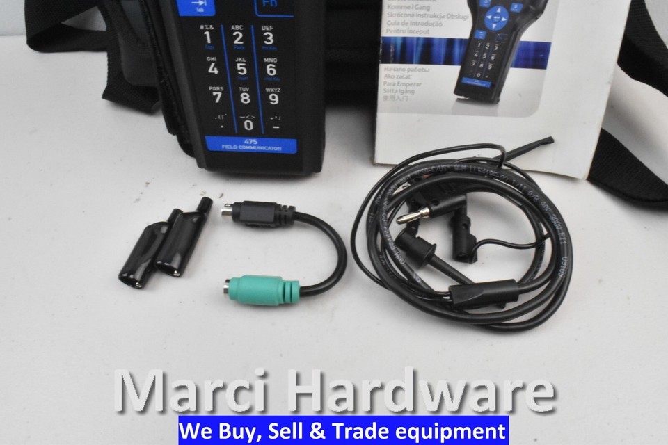 Emerson HART 475 Field Communicator Hart Silver Edition V3.1 NO Charger ...