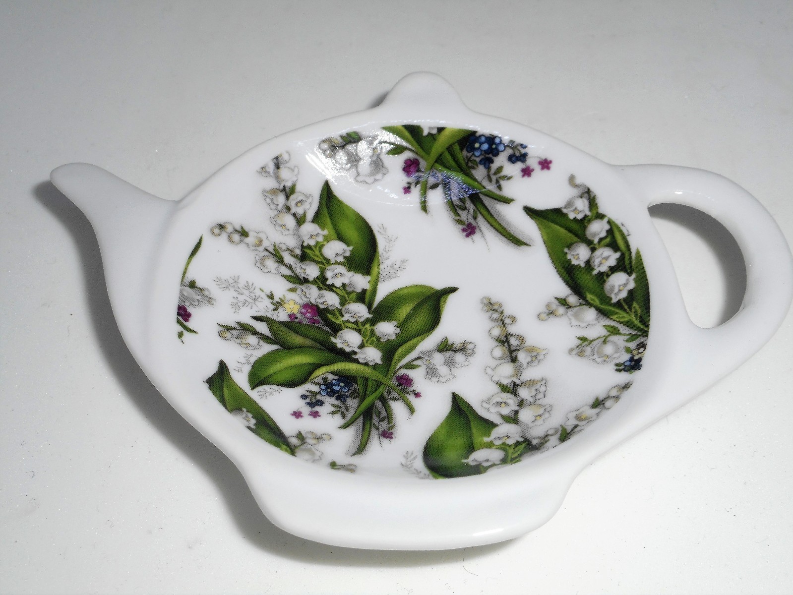 BN Vintage Floral Tea Bag Rest, Ceramic Tea Bag Holder, Tea Bag Tidy ...