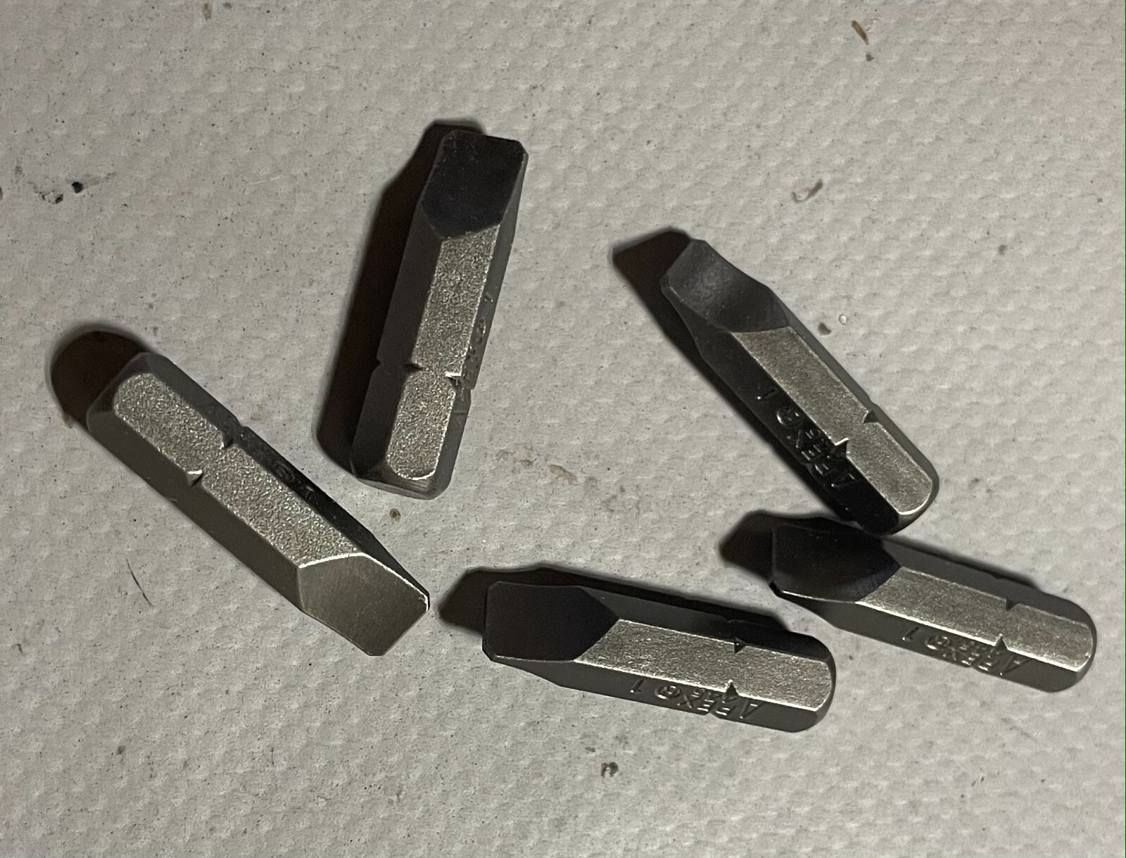 Apex 445-1X Slotted Bit 1/4” Hex Insert Bit for Screw Size 4F-5R - set ...