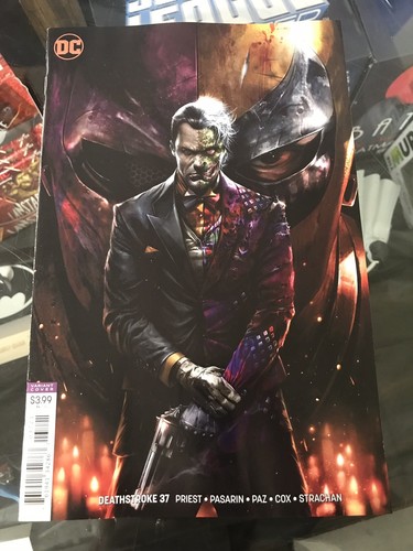 Deathstroke #37 Housse B Mattina Variante Two-Face | eBay