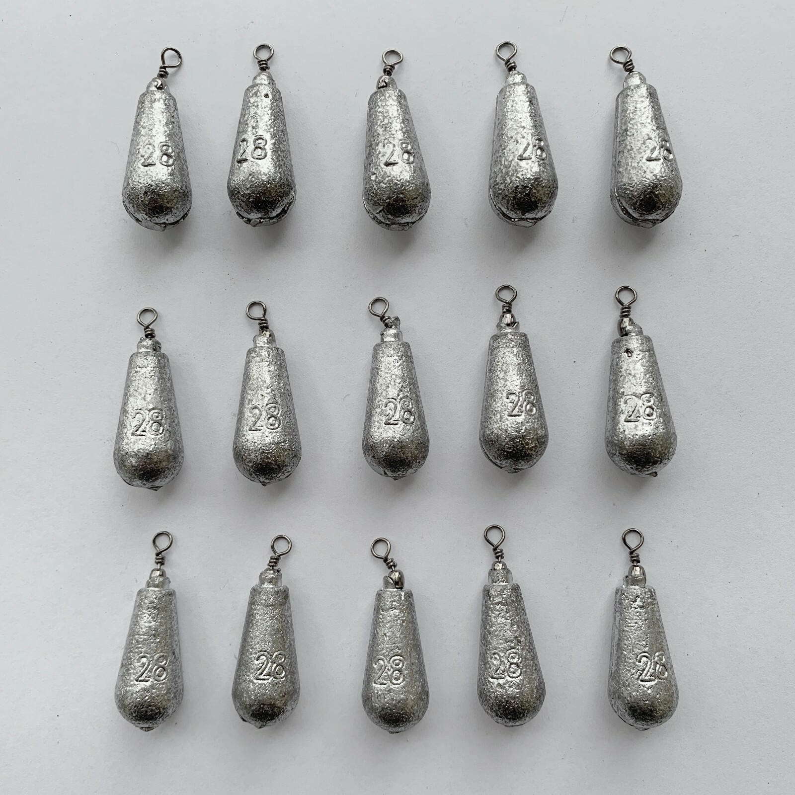 Pear Bomb Sinker 1/4oz, 1/2oz, 1, 2oz, 3oz Bulk Pack Sinker Special ...