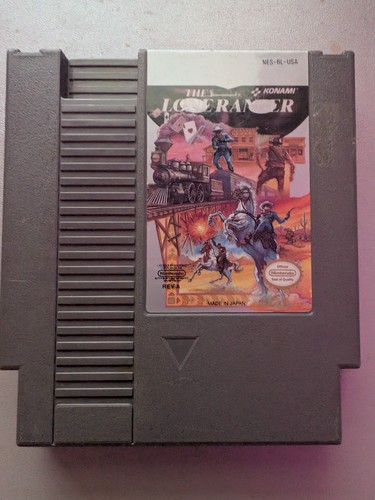 NES ~ THE LONE RANGER ~ Nintendo Game 3 Screw NES-6L-USA Cart Only NTSC ...